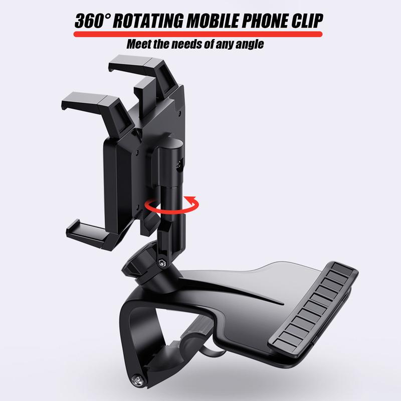 Car Phone Holder Clip Stand Dashboard Clip Phone Mount Car Visor ...
