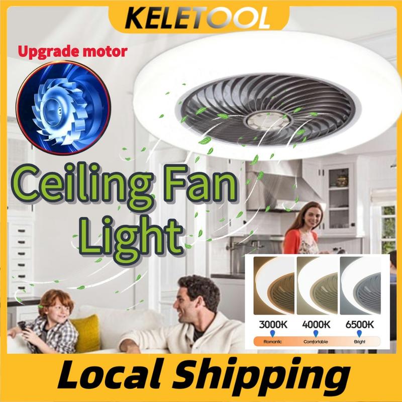 SG SELLER LOCAL STOCK Dimming Dining Ceiling Fans Lights Lighting ...