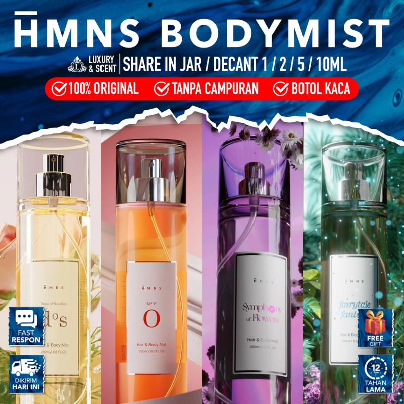 "HMNS HAIR & BODY MIST DECANT (SHARE IN JAR) EON Travel Size 1/2/5/10ml ...