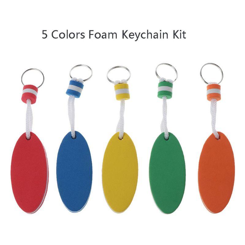 Heche Delicate Foam Floating Keychain 5 Colors Oval Shape fo - TikTok ...