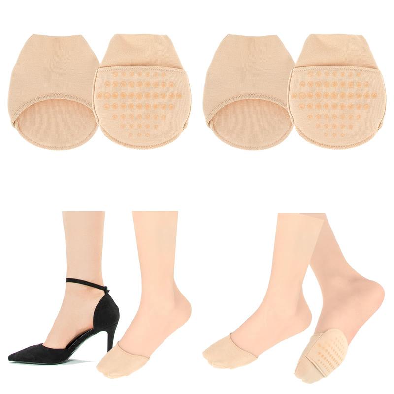 Toe Socks Breathable Half Socks Women Anti-slip Forefoot Socks - TikTok ...