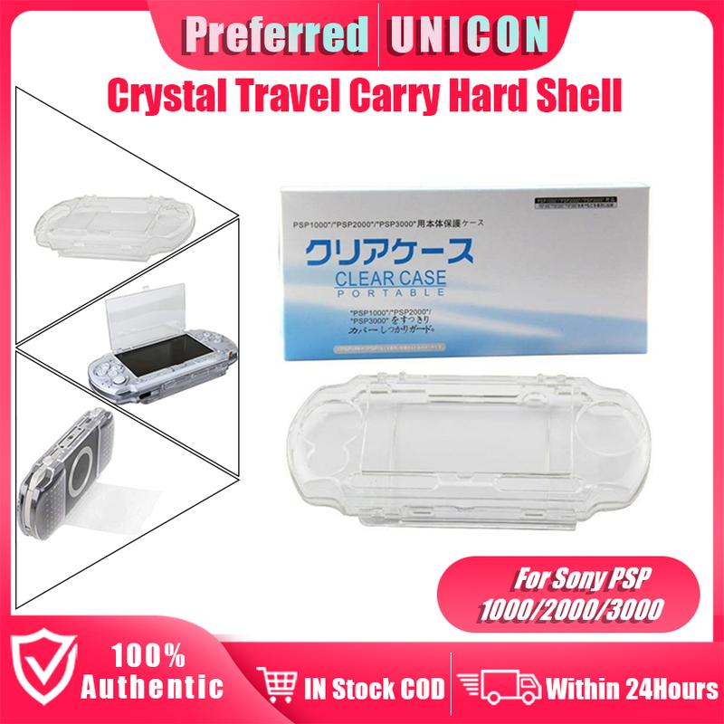 Universal Sony PSP 1000 2000 3000 Crystal Shell Case Full Housing ...