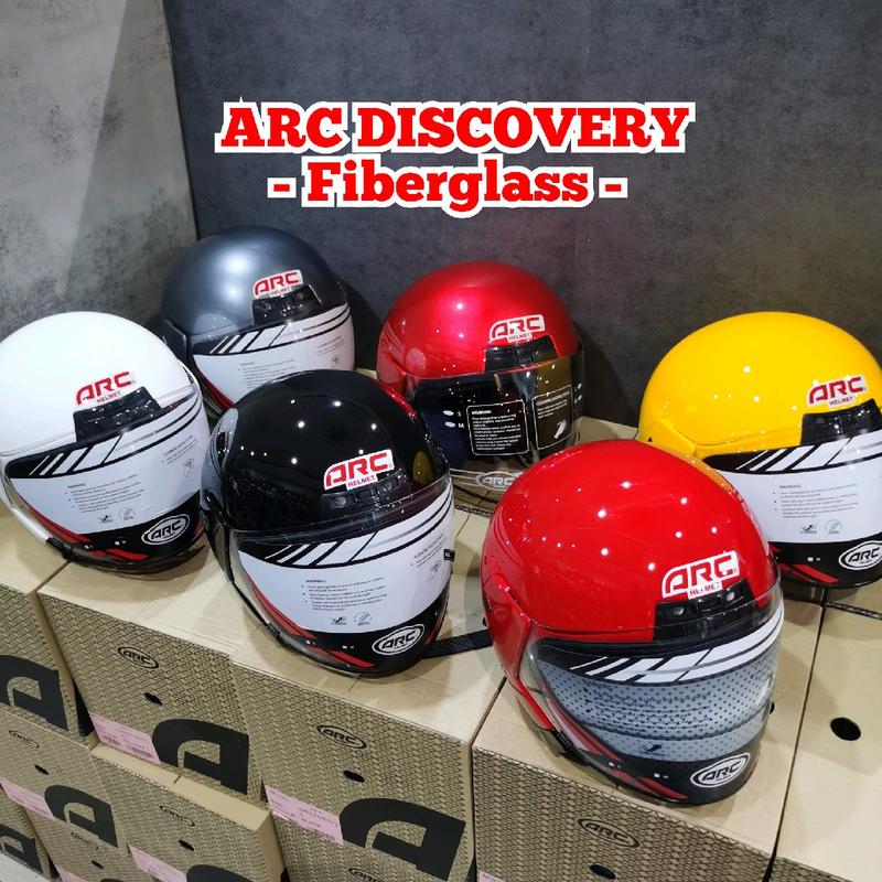 HELMET ARC DISCOVERY FIBERGLASS ORIGINAL Gear - TikTok Shop Malaysia