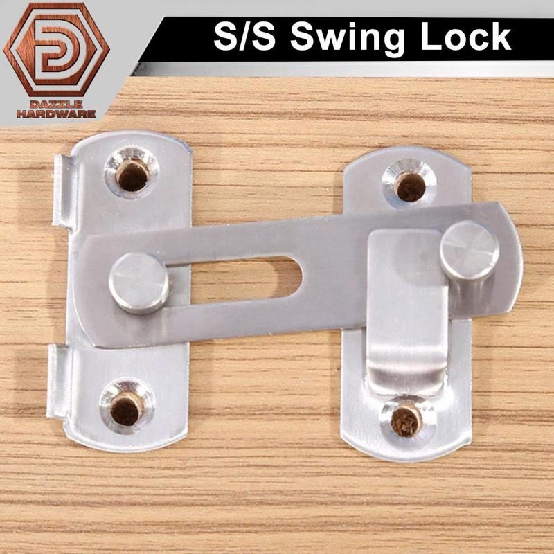 S/S Swing lock door swing lock door lock kunci pintu tolak kunci ...