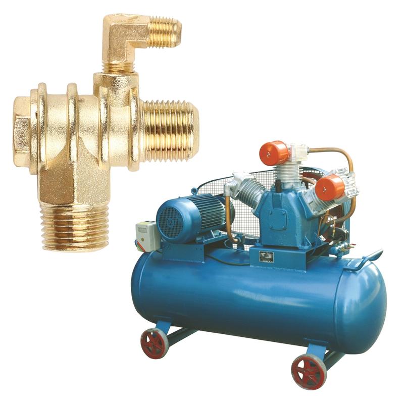 Unidirectional 3-port Air Compressor Connect Fittings Check Valve ...