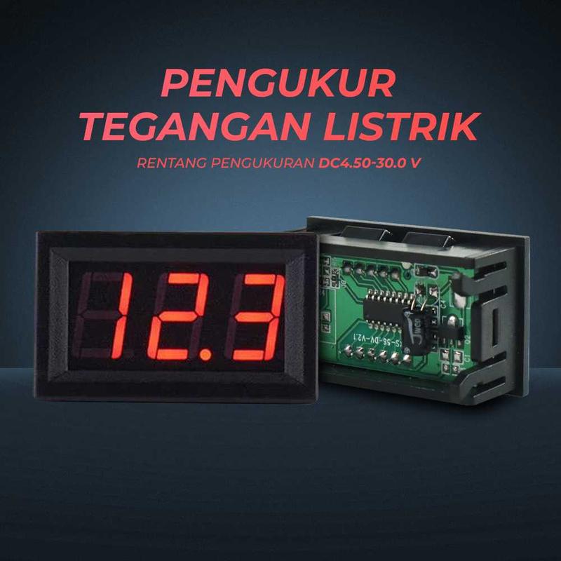 ATORCH Display Pengukur Tegangan Listrik Voltmeter LED - 123 - Shop ...