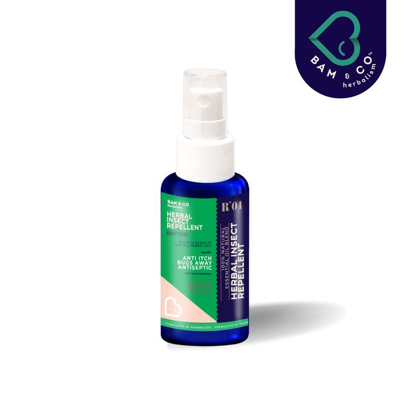 BAM & CO. NATURAL HERBAL INSECT REPELLENT SPRAY 60ML - TikTok Shop Malaysia