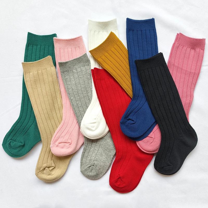 New Spanish Baby Boys Girls Knee High Long Socks Cotton Breathable ...