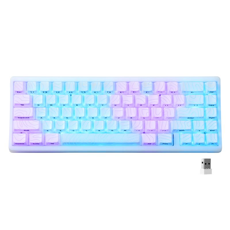 XVX M67 Jadestone Keyboard with IMD-Tech Keycaps, QMK/VIA Gasket, RGB ...