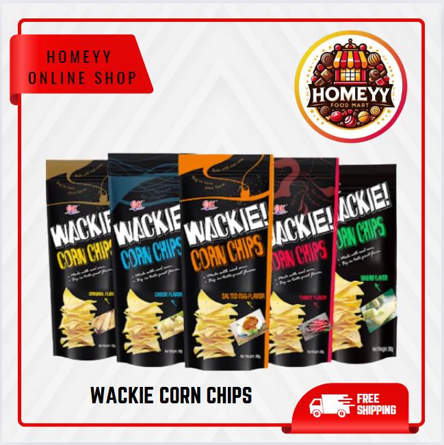 WACKIE CORN CHIPS | 98 GRAMS | CHEESE, SWEET CORN & SPICY TURKEY ...