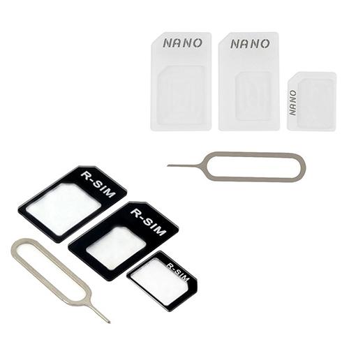 Penyesuai kad NanoSIM 3-dalam-1, penukar kad SIM Mikro, standard ...