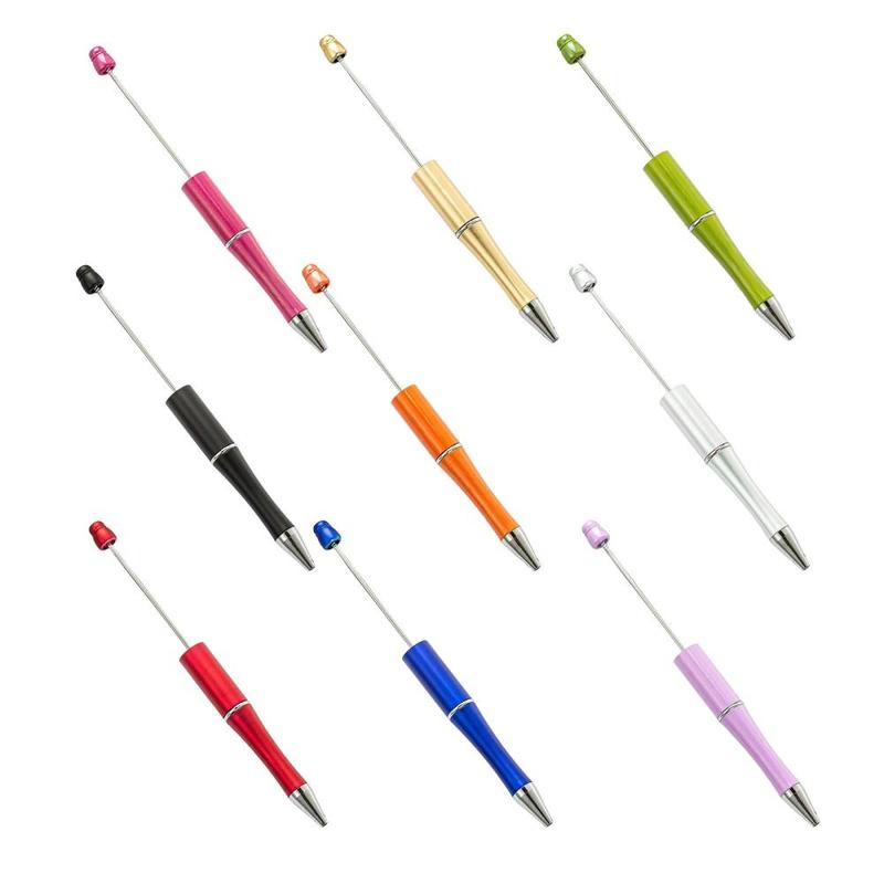 10 Pieces Beaded Ballpoint Pen DIY Multipurpose Durable Ball - TikTok ...