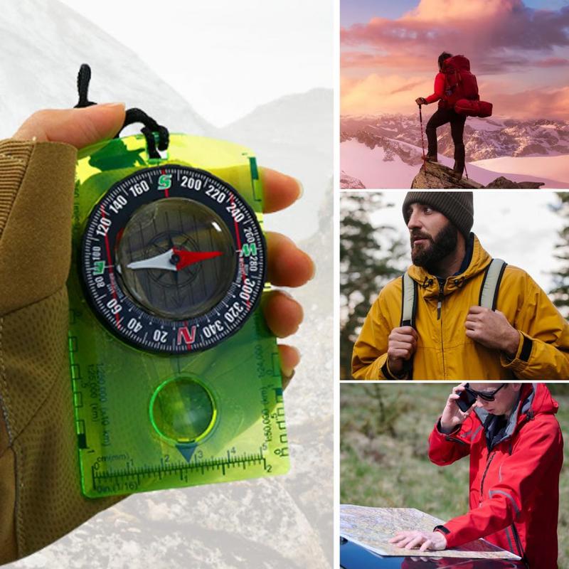 Envsenrti Multifunctional Compass Acrylic Compass High Accuracy ...