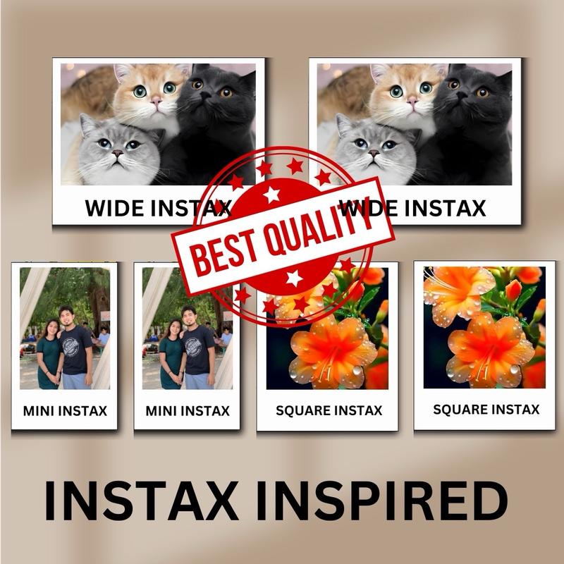 INSTAX INSPIRED PHOTO PRINT Decor Decoration Poster Gift Artistic ...