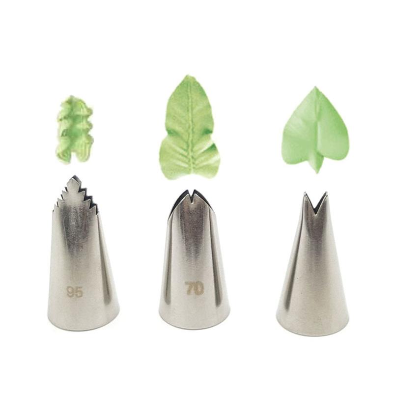 Icing Leaf Nozzles Set Durable Cake Decoration Tips Nozzles - TikTok ...
