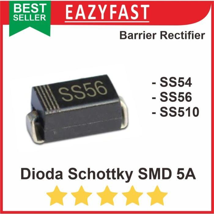 Jual Dioda Schottky SMD 5A SS54 SS56 SR560 2 A Barrier Rectifier Diode ...