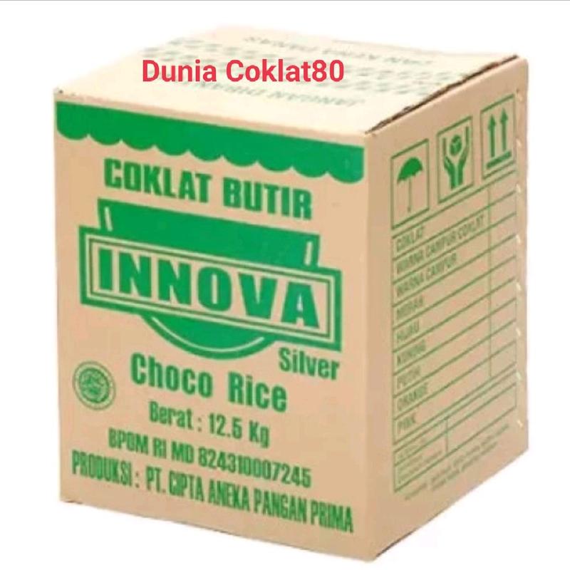 Meses coklat Innova dus hijau kemasan repack 1kg - Shop | Tokopedia