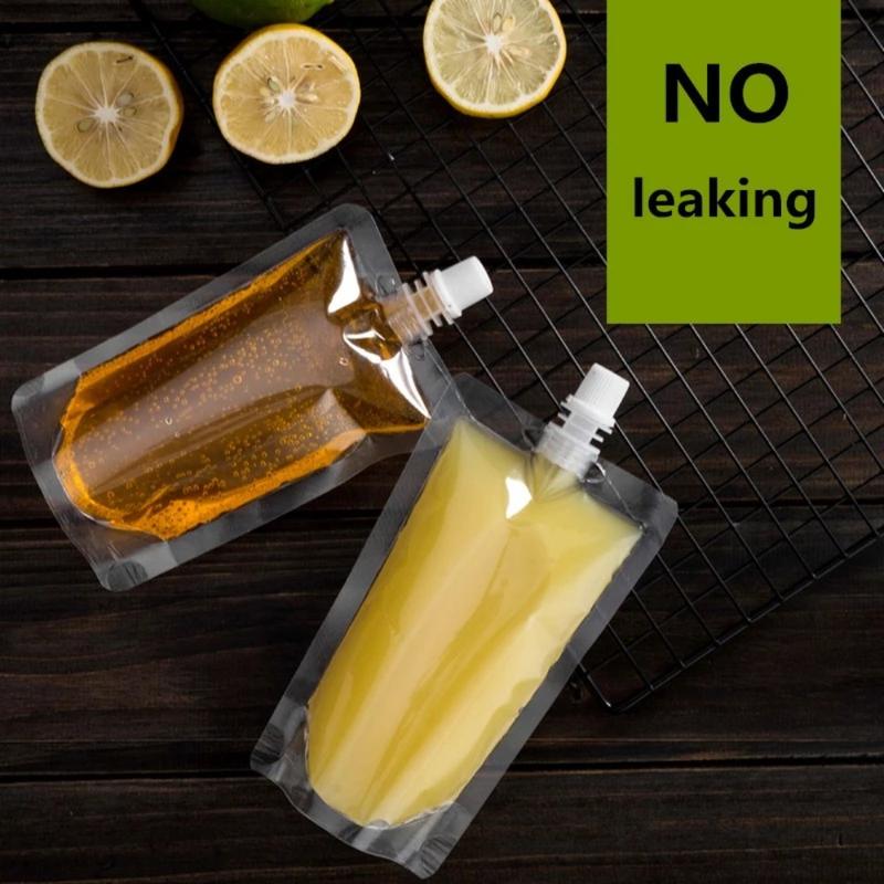 Suction Bag Soy Milk Drink Bag Milk Tea Bag Disposable Liqui - TikTok ...