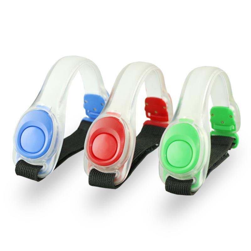 Night Sport Running Cycling LED Flashing Wristband USB Rechargeable ...