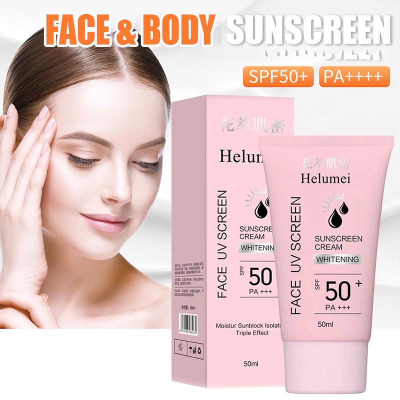 [2PCS & COD] SUNSCREEN LOTION: SPF50 PA+++ Sun Cream Face Neck - TikTok ...