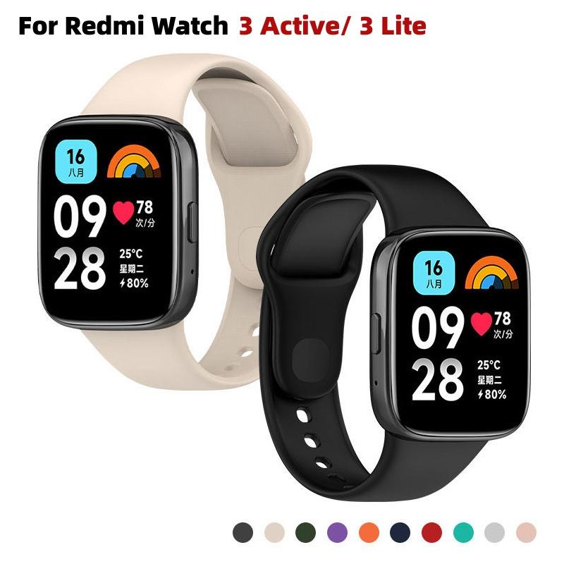 Tali silikon untuk Xiaomi Redmi Watch 3, gelang jam tangan pintar ...