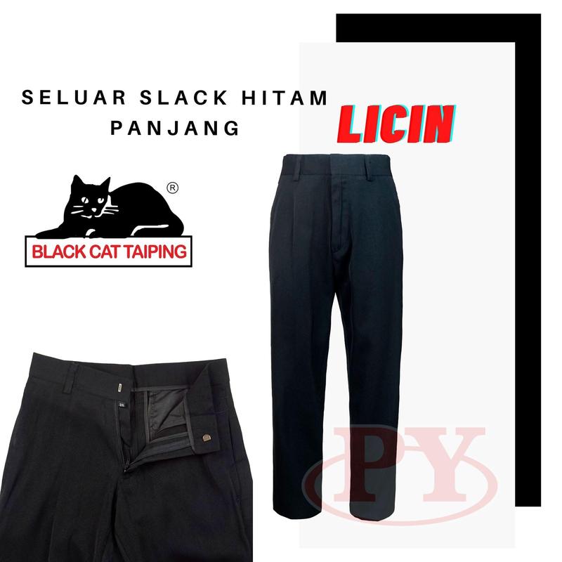 BC028 - SELUAR HITAM PANJANG LICIN ( SLACK ) SEKOLAH MENENGA - TikTok ...