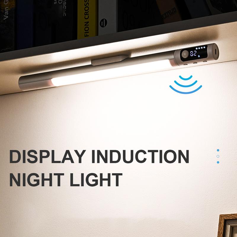 2000mAh LED Induction Night Light USB Rechargeable 3 Colors Adjustable ...