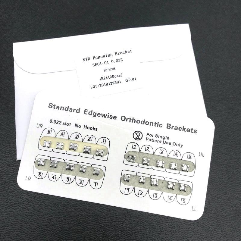 Dental Metal Teeth Orthodontics Brackets Braces Edgewise Without ...