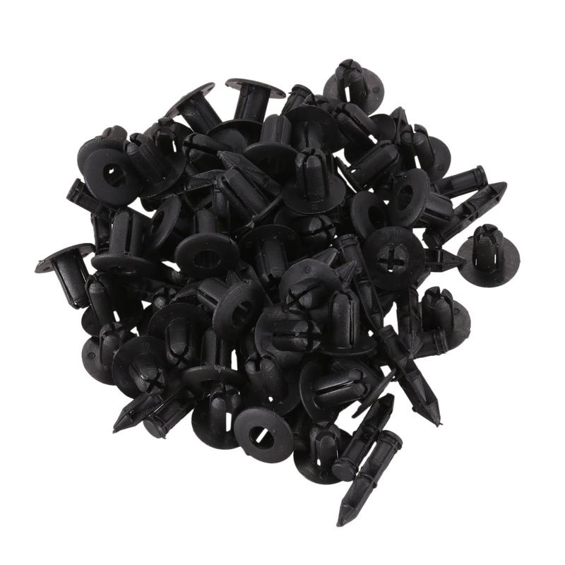 6mm x 12mm Plastic Rivets Car Push Clips 50 Pcs - TikTok Shop Singapore