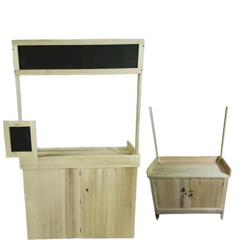 Meja Booth portable kayu lipat 2 pintu Dapat dilipat Furniture - Shop ...