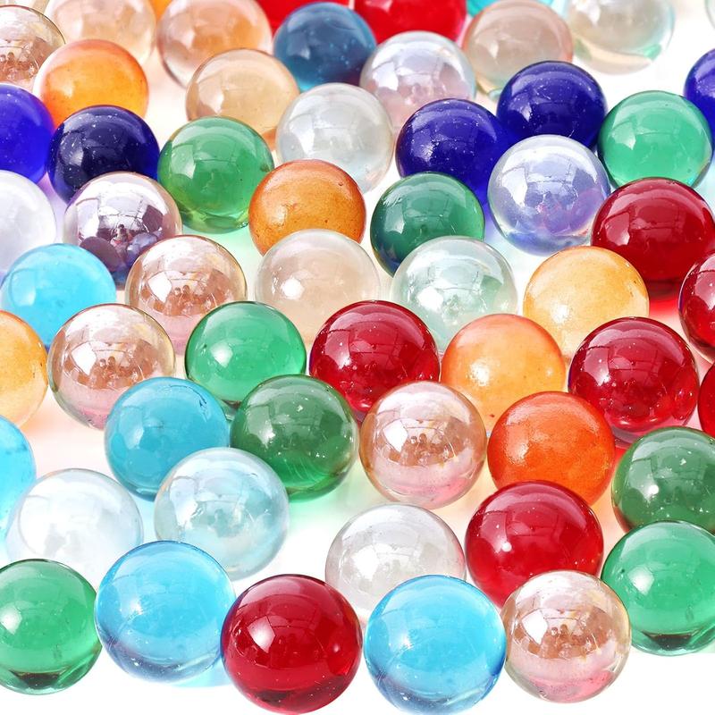 150PCS Marbles Bulk, 5/8inch Colorful Marbles for Running Game, Board ...