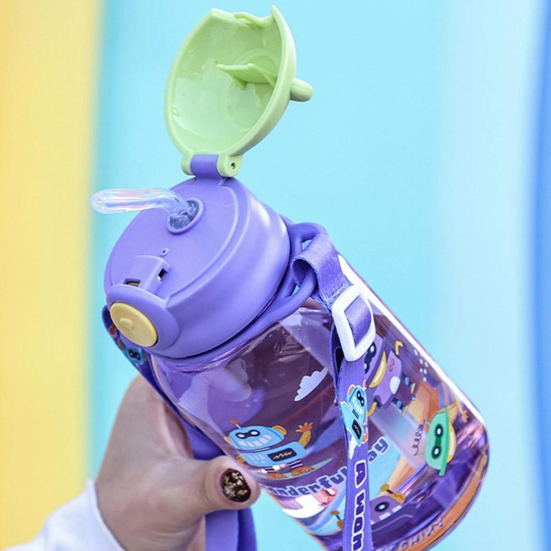 Botol Air Kanak-kanak, Reka Bentuk Comel, Kapasiti 650ml, Dengan ...