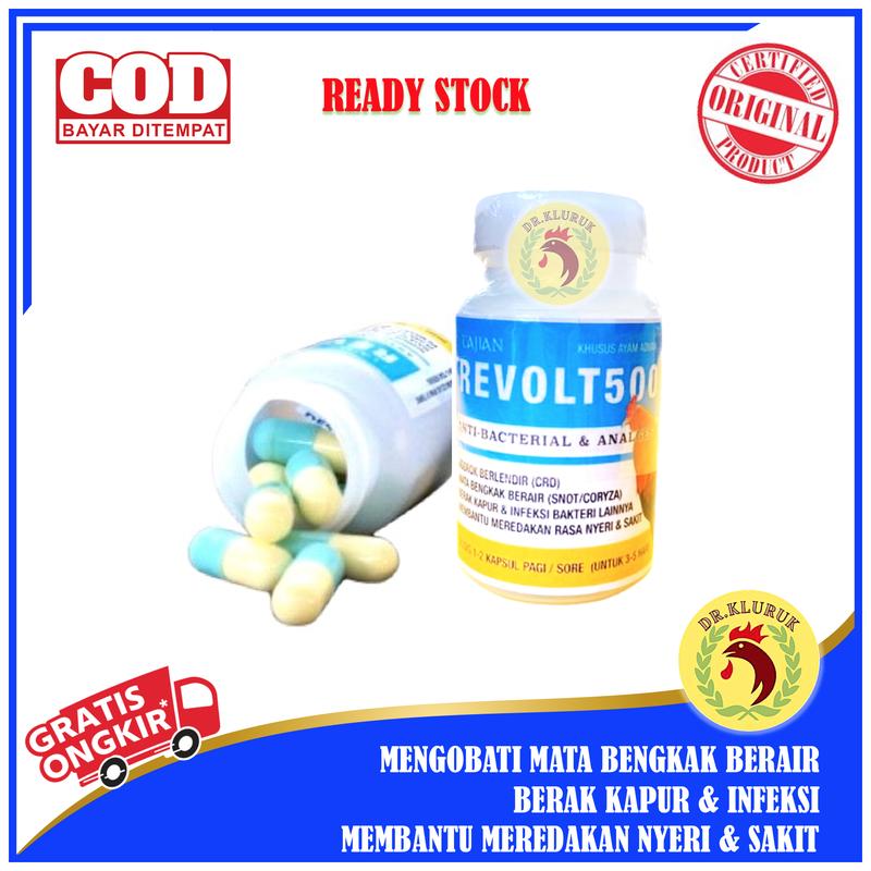 Revolt 500 Obat Ayam Snot Ngorok Berak Kapur - Shop | Tokopedia