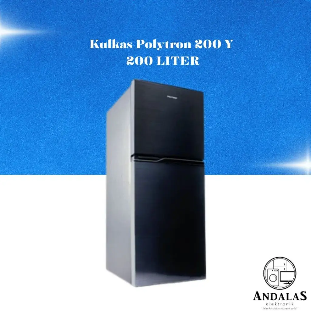 Kulkas Polytron 2 pintu PRB-200 Y R PRB200 200 Liter Metal Door ...