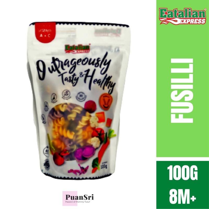 Fusilli 100g Pasta Eatalian Express Baby Food Makanan Bayi Halal ...