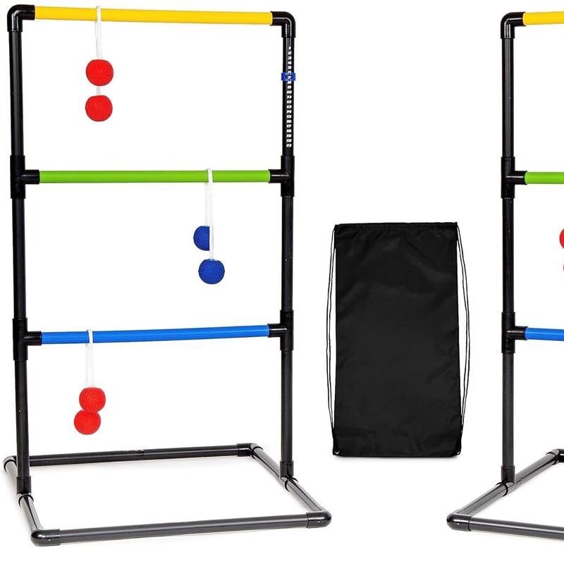 Ladder Toss Indoor & Outdoor Game Set with 6 Soft Rubber Bol - TikTok Shop
