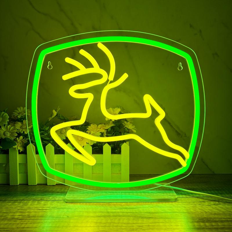 John Deere Neon Signs for Wall Decor Neon Lights for Bedroom - TikTok Shop