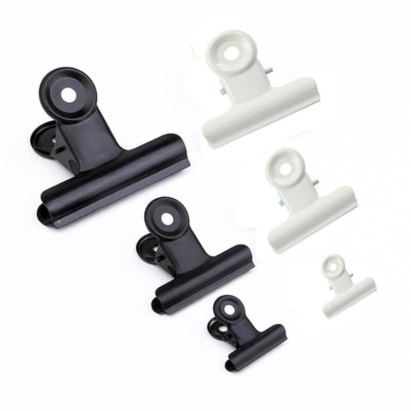 5 Pack Bulldog Clips Hinge Paper Clips Metal Hinge Clips for - TikTok ...