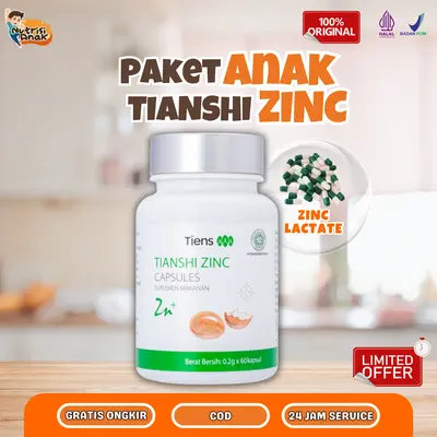 [Nutrisi Anak] Tianshi Zinc Capsules Original - BPOM TikTok Analytics Profile by EchoTik