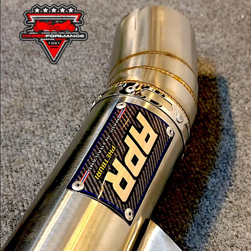 MOTORCYCLE APR MUFFLER / 51mm AUN Muffler EXHAUST PIPE / Exhaust ...