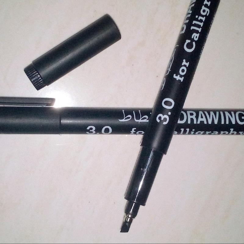 Pulpen Kaligrafi [DRAWING PEN] for Calligraphy Ukuran 3.0 - Shop ...