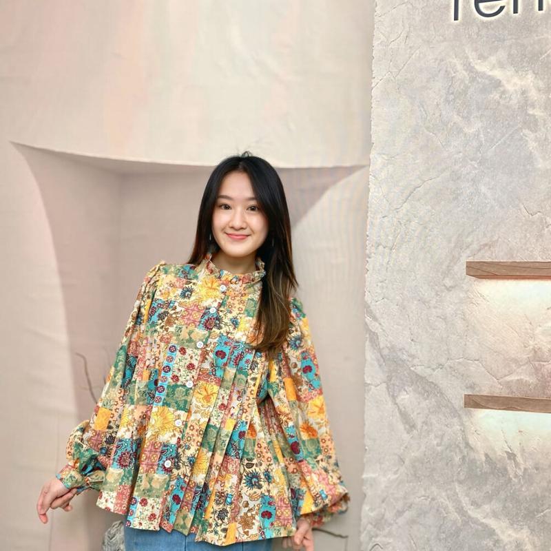 FADFAD 【ready stock】 Korean-style design long-sleeved printed - Shop ...