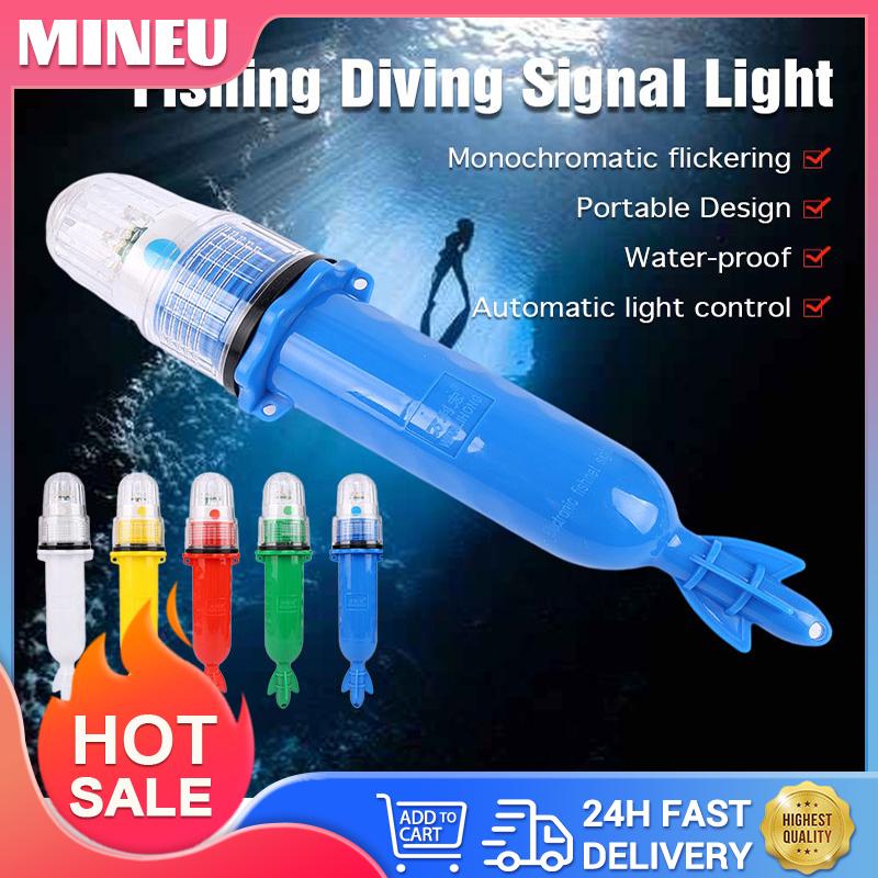 Fishing Light LED Underwater Diving Signal Light Waterproof Torpedo ...