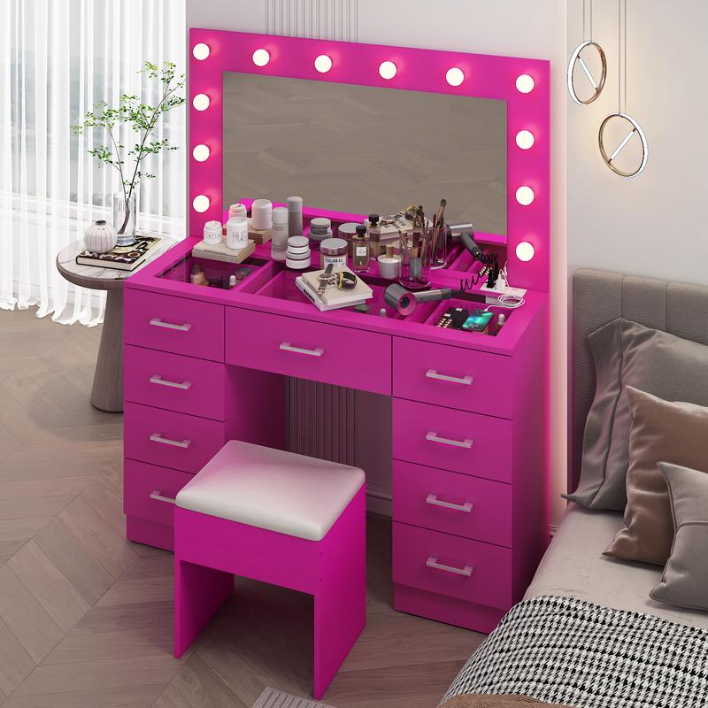 Barbie Pink Hemp Particleboard with Triamine 9 Draws Dressin - TikTok Shop
