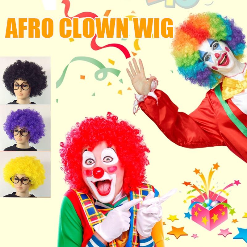 JACIRCLE Afro Clown Wig for Kids Party Cosplay Wigs Colorful - TikTok ...