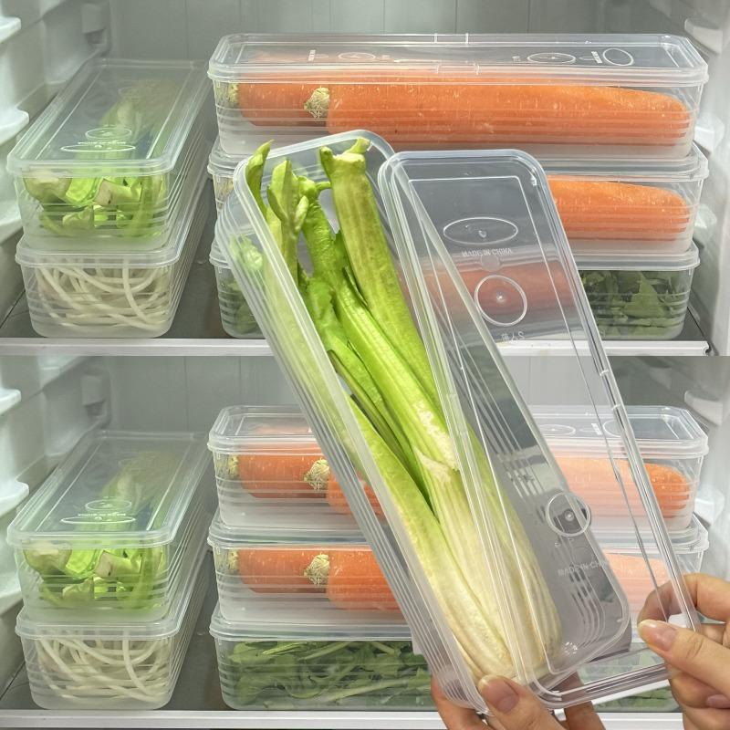 Food Grade Fresh Storege Box with Lid Multipurpose Transparent - TikTok ...