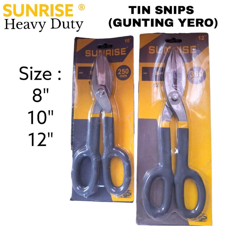 HD Gunting Yero Tin Snips /Metal Sheets Scissor 8",10",12" High ...