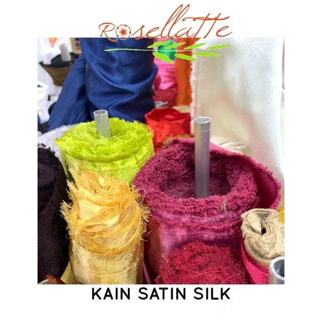 Kain Satin Silk Per (50cm) - Shop | Tokopedia