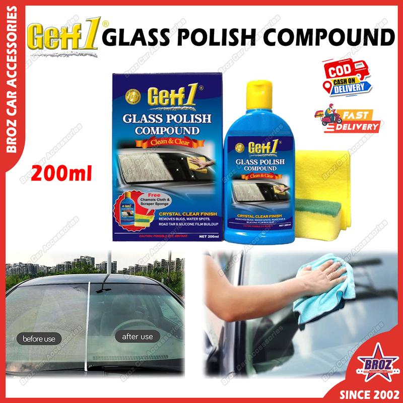 [COD] Getf1 Glass Polish Compound Set 200ml For Car Windscreen - TikTok ...