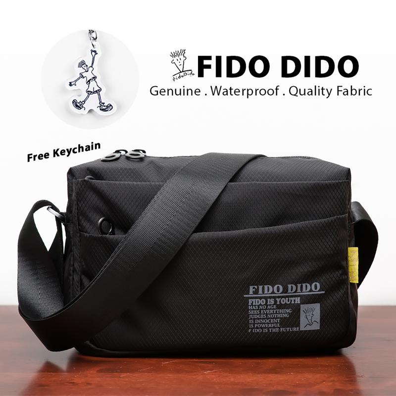 FIDO DIDO Sling Bag Legend Original Boutique Free Keychain Waterproof ...